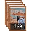 Amazon.com - wallsthatspeak 4x5 Light Walnut Rustic Pine Picture Frame ...