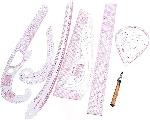 Sewing Accessories Sewing Patterns Pattern Paper For Dressmaking French Curve Ruler 6pcs/Set ...