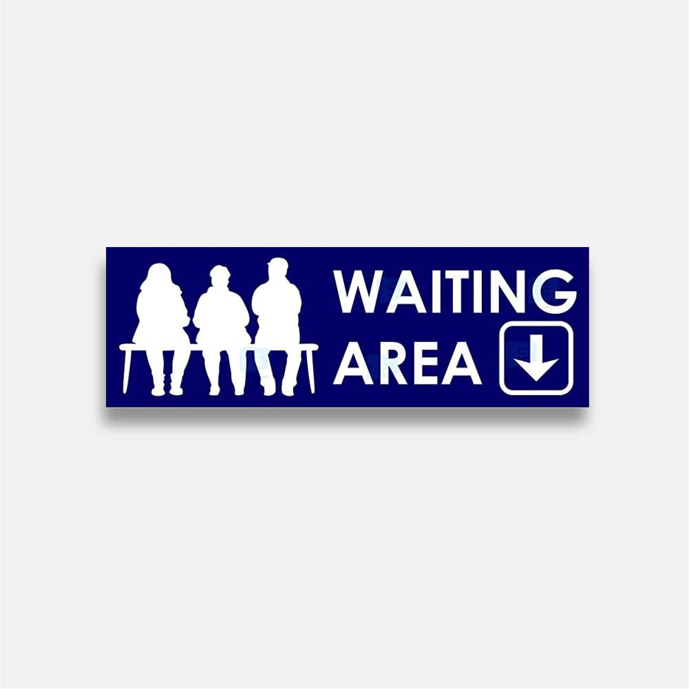 Buy BIRD'S MIND Exact Blue Color Waiting Area Sign Boards Office ...