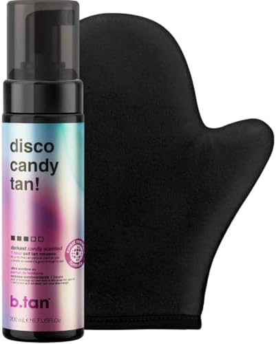 Amazon.com: b.tan Dark Self Tanner Kit | Disco Candy Tan Bundle - 1hr ...