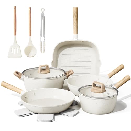 Top 10 Best Ceramic Cookware Non Toxic : Reviews & Buying Guide - Katynel