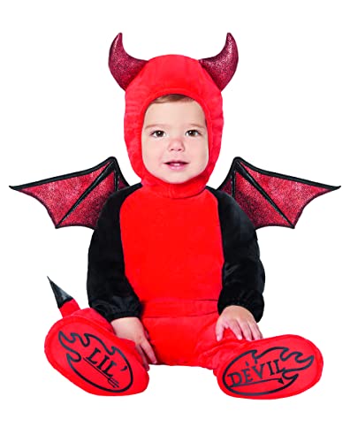 Buy Spirit Halloween Baby Red Devil One Piece Costume - 0-6m Online at ...