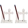 Amazon.com: Seraphic Holy Cross with Pen Stand (Table Top) (Set of 2 ...