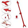 Amazon.com: Tinoaly Large Arrow Spinner, Red Wind Spinner with Suction ...