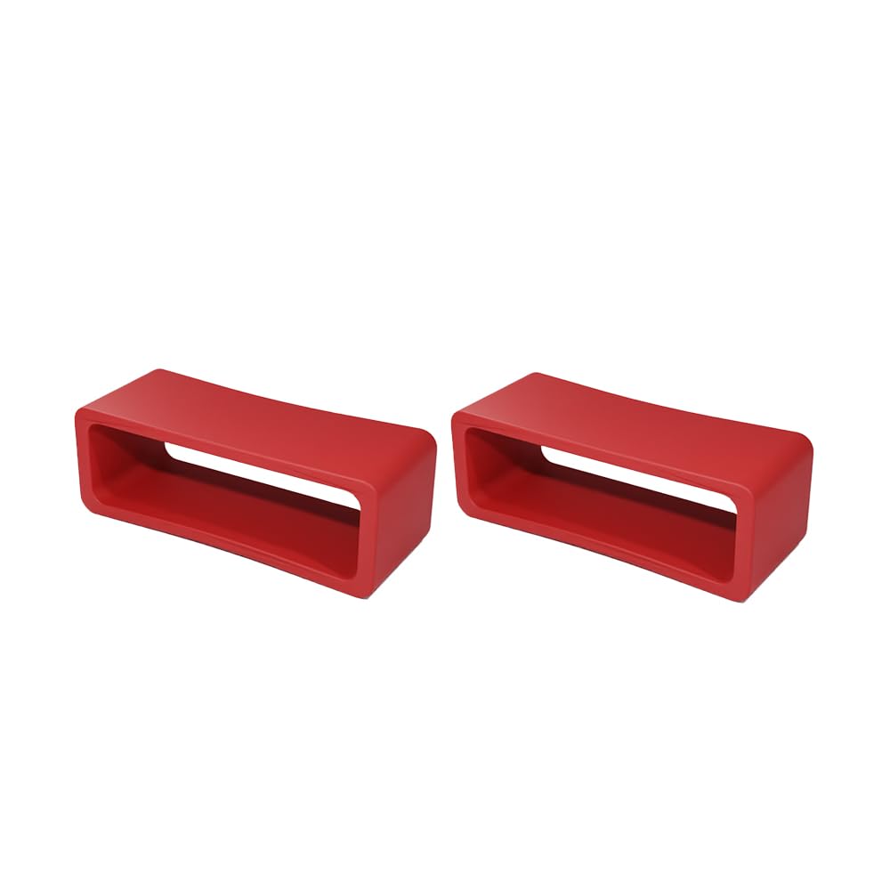 SBWC Red 22mm Silicone rubber watch strap watch band loop/runner ...