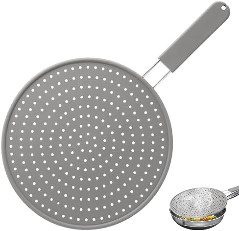 Amazon.com: Silicone Splatter Screen For 10, 11 and 12 Inch Frying Pan ...