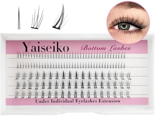Amazon.com: Bottom Lash Clusters DIY Eyelash Extensions 134pcs Wispy ...