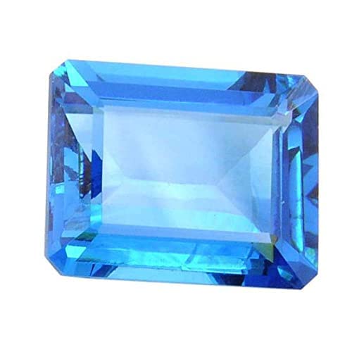 Khushbu Gems AAA+++Quality Pure Blue Topaz Stone 7.00 Carat Amazing ...