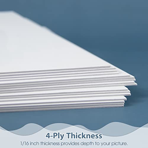 Snapklik.com : Golden State Art, Uncut 85x11 White Mats Matboards, Acid ...