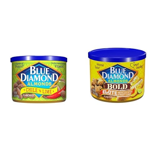 Amazon.com : Bundle of Blue Diamond Almonds, Snack Nut Flavored Chile n ...