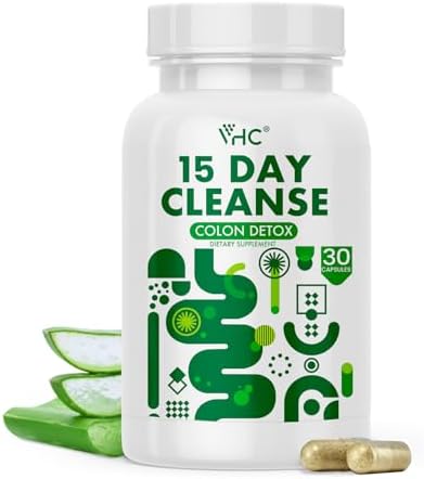 Amazon.com: Colon Cleanse & Detox 15 Day Gut Cleanse (30 Count ...