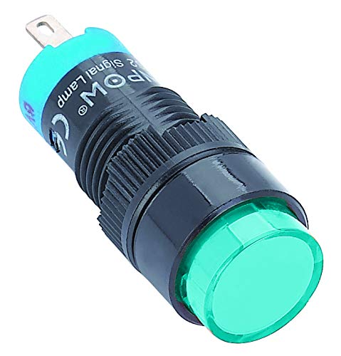 ONPOW Plastic Push Button LAS2 Series, 12mm with 1NO1NC, Round Front ...