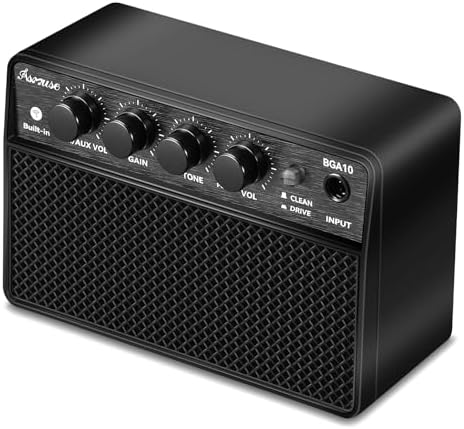 Amazon.com: Caline Portable Guitar Amp,10w Mini Guitar Amplifier ...