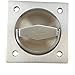 304 Stainless Steel Square Recessed Cup Ring Flush Pull Handle ...