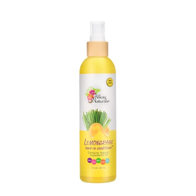 Amazon.com : Alikay Naturals Leave In Conditioner, Lemongrass, 8 Fl Oz ...