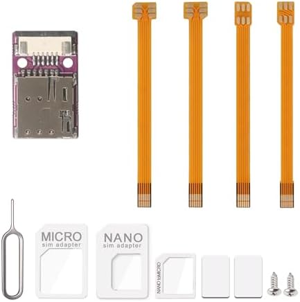 Amazon.com: Cell Phone Nano SIM Card Extension Cable CPE SIM Card Slot ...