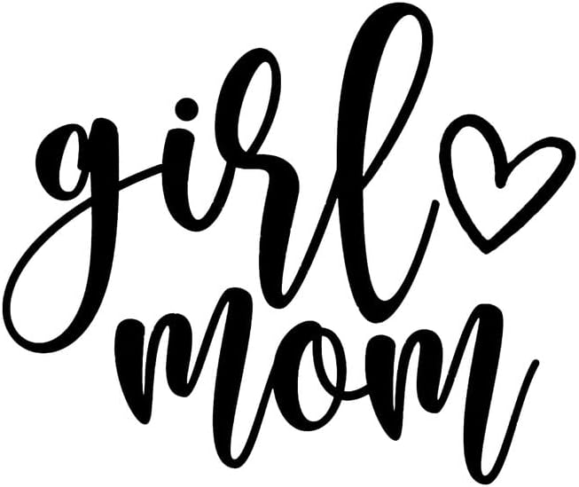 Amazon.com - Girl Mom Heart MKR Decal Vinyl Sticker |Cars Trucks Laptop ...