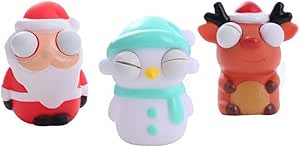 Amazon.com: DIEWU Santa Elk Snowman Squeeze Decompression Toys, Sensory ...