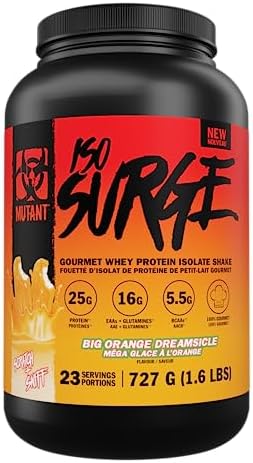 Amazon.com: Mutant ISO Surge Whey Protein Isolate Powder Acts Fast to ...