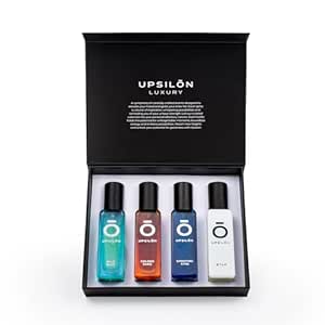 Buy UPSILON Luxury Man Perfume Gift Set 4 x 20 ml for Men with Shooting ...
