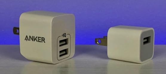 Amazon.com: Anker Power Port Mini Dual Port 12W Wall Charger, USB ...