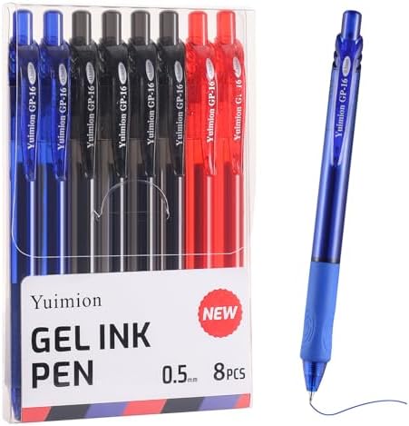 Amazon.com: AnutriON 6 Pack Gel Pens, Retractable Quick Dry Gel Ink Pen ...