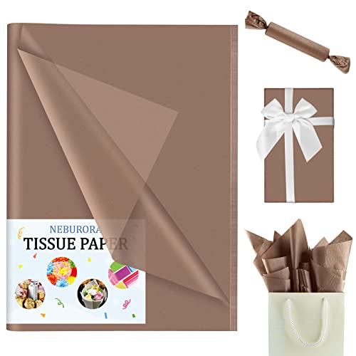 Snapklik.com : NEBURORA Brown Tissue Paper For Gift Bags 60 Sheets ...