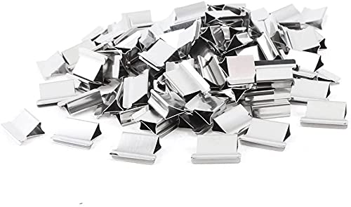 SMKT Clipper Stapler Clip/Shooting Stapler Clip 80 pcs Metal Clips with ...