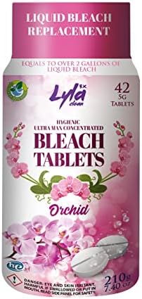 Amazon.com: GuardH Bleach Tablets, 40 Count - Multipurpose Cleaning for ...