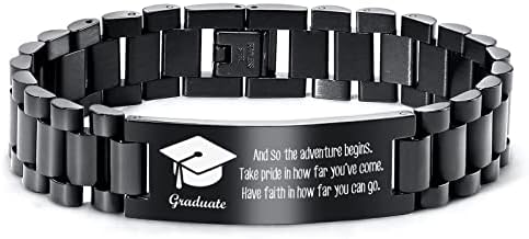 MEALGUET Graduation Gifts for him,Customizable Graduation Bracelet ...