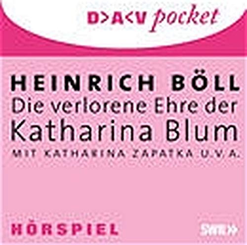 Amazon.com: Die verlorene Ehre der Katharina Blum. CD: 9783898133814 ...