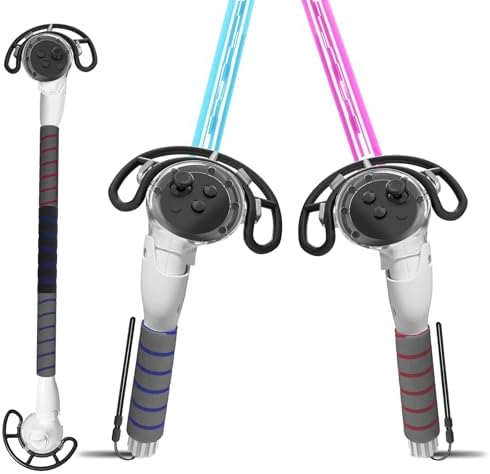 Vakdon Handle Attachments for Quest 3 Controller, 3 in 1 Dual Handles ...