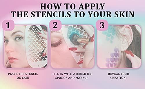 Dragon Scale Makeup Stencil | Makeupview.co