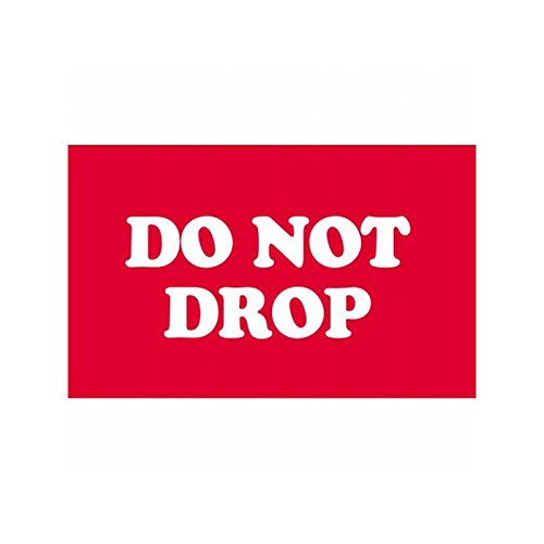 Amazon.com: Box Packaging "Do Not Drop" Labels, 3" x 5" 500 Per Roll, 1 ...