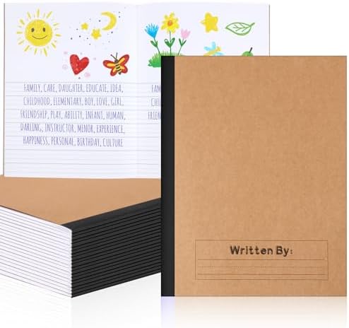 Amazon.com : Henoyso 20 Pack Primary Composition Notebook, 9-3/4" x 7-1 ...