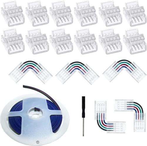 4pin led connectors solderless transparent track lighting connectors ...