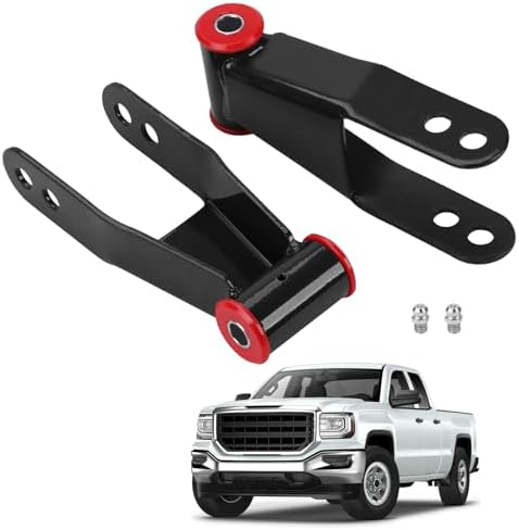 Amazon.com: Parfyter 2 Inch Rear Drop Lowering Shackle Suspension Kit ...