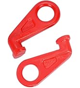 Gtouse Shipping Container Lifting Hooks, 2 Pack 12.5T Left and Right 45 ...