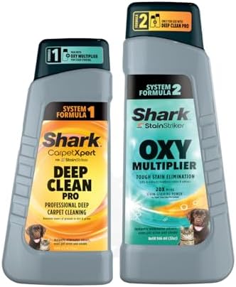 Shark StainStriker Cleaning Solution Bundle, 946ml StainStriker Oxy ...