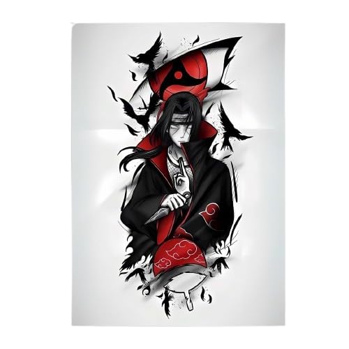 Itachi Uchiha Wall Decal Top Anime Wall Art Itachi Wall Sticker Vinyl ...
