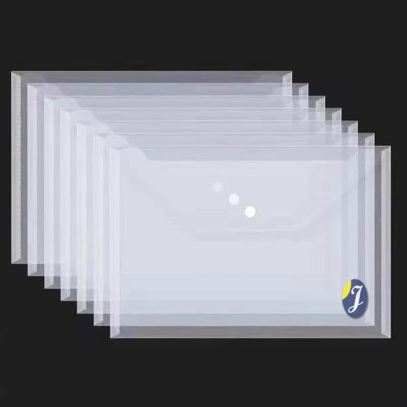 Jewett A4 Legal Side Opening Document File Bag,Transparent Envelope ...