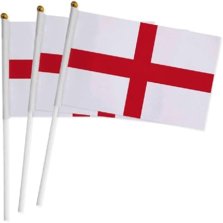 Amazon.com: 25 Pack Hand Held Small Mini Flag British Flag Untied ...