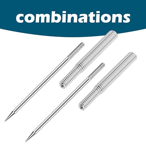 Snapklik.com : Driveway Marker Spring Loaded Stakes - Silver Lawn ...