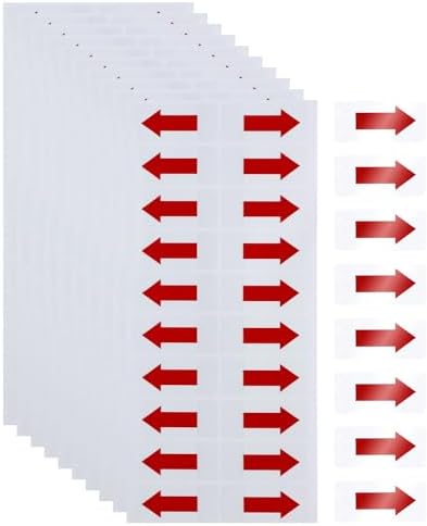 Amazon.com : Mini Skater 200pcs Directional Arrow Stickers PVC Marking ...
