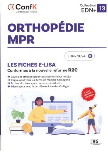 EDN+ LES FICHES E-LISA ORTHOPEDIE 13 : COLLECTIF: Amazon.co.uk: Books