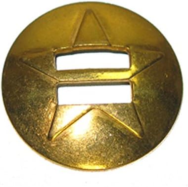 Amazon.com: Star Slotted Concho Solid Brass 1.25"