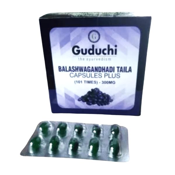 BALASHWAGANDHADI TAILA CAPSULES PLUS-10X10 Capsules (101 TIMES-300mg ...