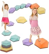 Kids Balance Stepping Stone 6PCS Non-Slip Stepping Stones Stackable ...
