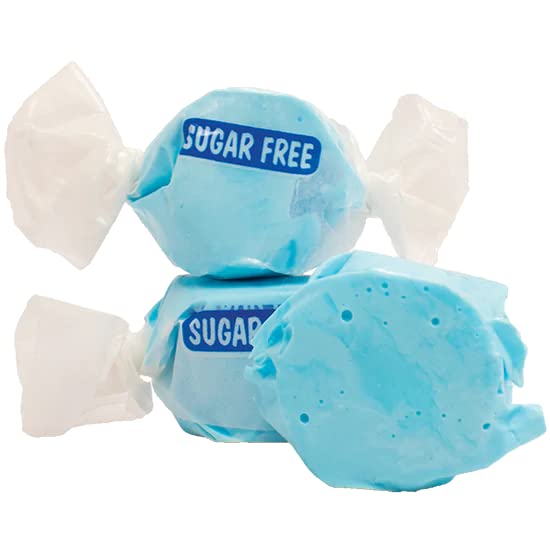 Amazon.com : Salt Water Taffy (Sugarfree Blue Raspberry, 1 Lb ...