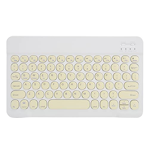 Goshyda Wireless Bluetooth Keyboard, 10in Ultra-thin Mute Design Cute ...